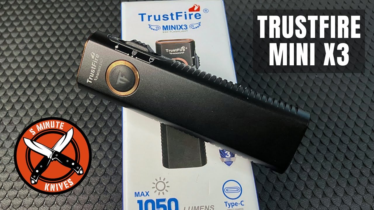 Trustfire Mini X3 - My New Everyday Carry Light?? - YouTube
