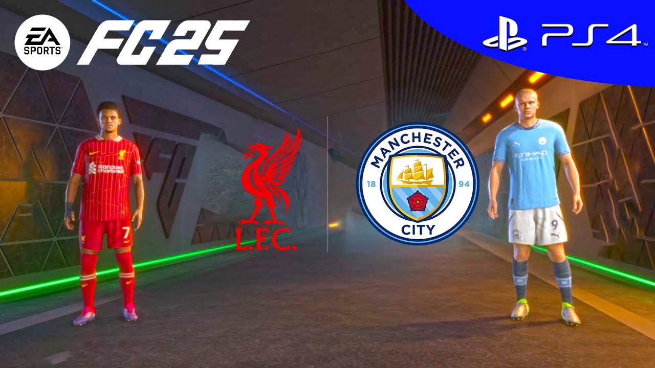 FC 25 PS4 - Liverpool vs Manchester City - Premier League 24/25 AI ...