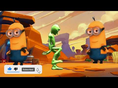 YENİ RENKLİ YEŞİL UZAYLI DANSI YENİ ŞARKISIYLA AKIM - DAME TU COSİTA #dametucosita​​​ #greenalien