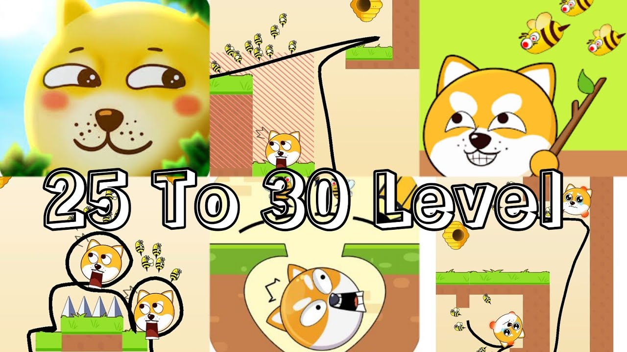 doge draw game level 25 to 30 gameplay ios Android - YouTube
