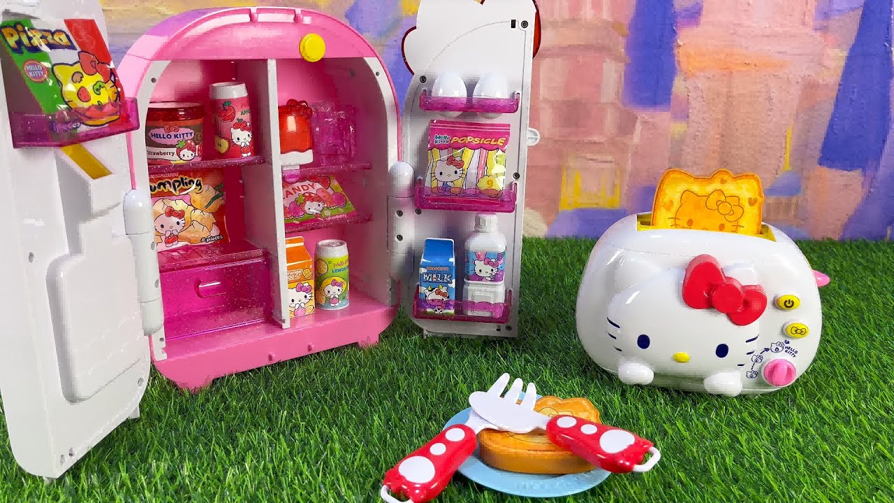 7 Minutes Satisfying with Unboxing Cute Hello Kitty Kitchen Playset ...