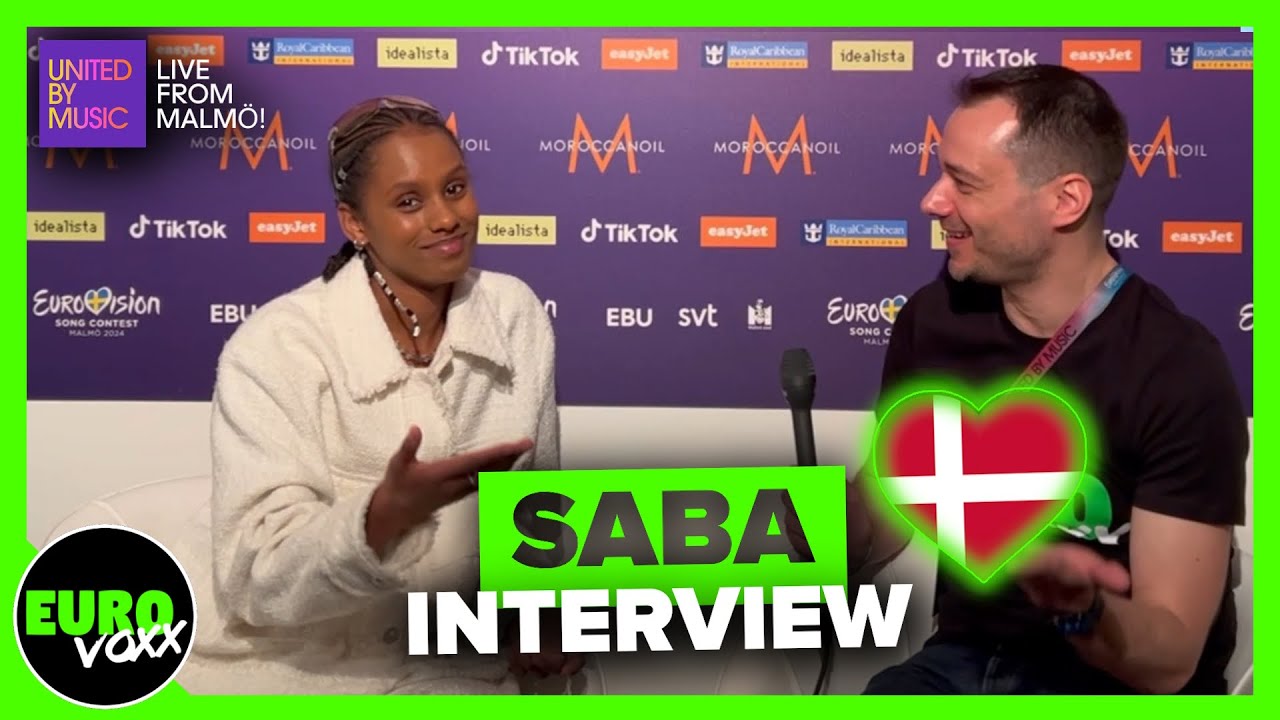 🇩🇰 SABA - SAND (INTERVIEW) // DENMARK EUROVISION 2024 - YouTube
