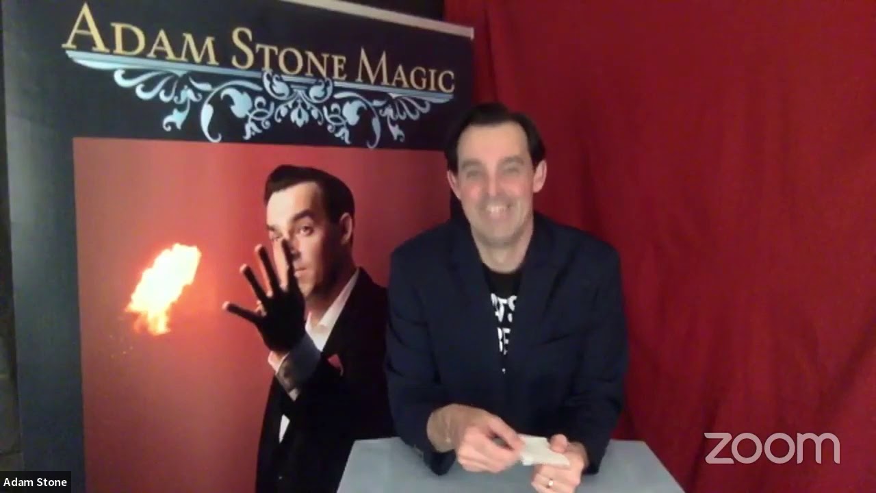 Adam Stone celebrates with Poe's Theatre Online - YouTube