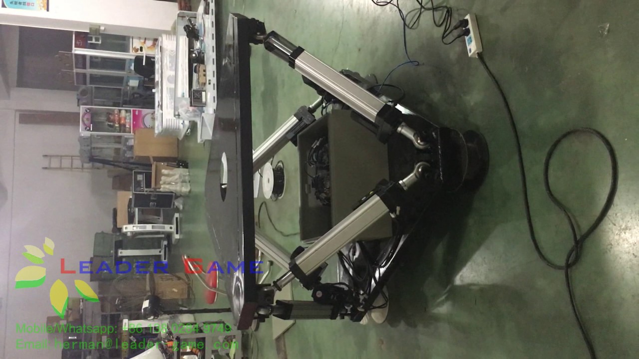 6dof motion platform for driving simulator - YouTube