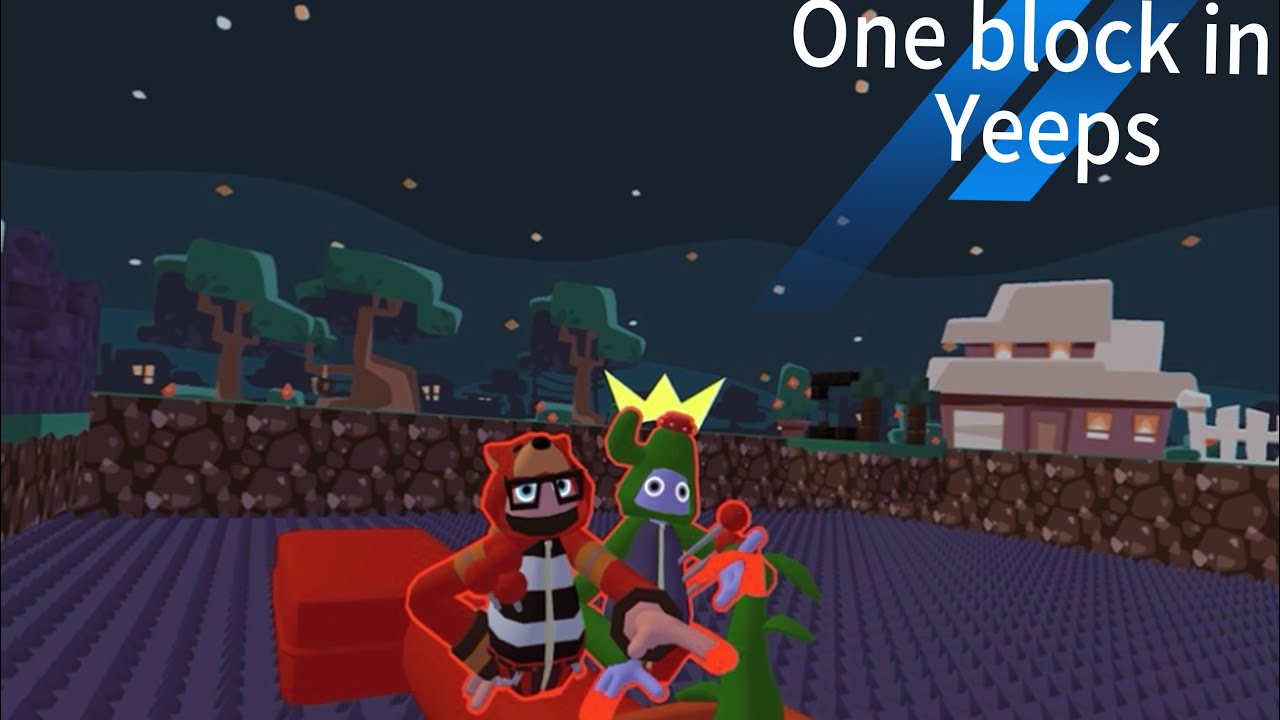 Yeeps one block is awesome - YouTube