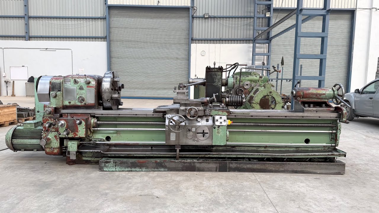 TOS (Czech) Heavy Duty Lathe Machine with 2750 mm Job Length - with ...