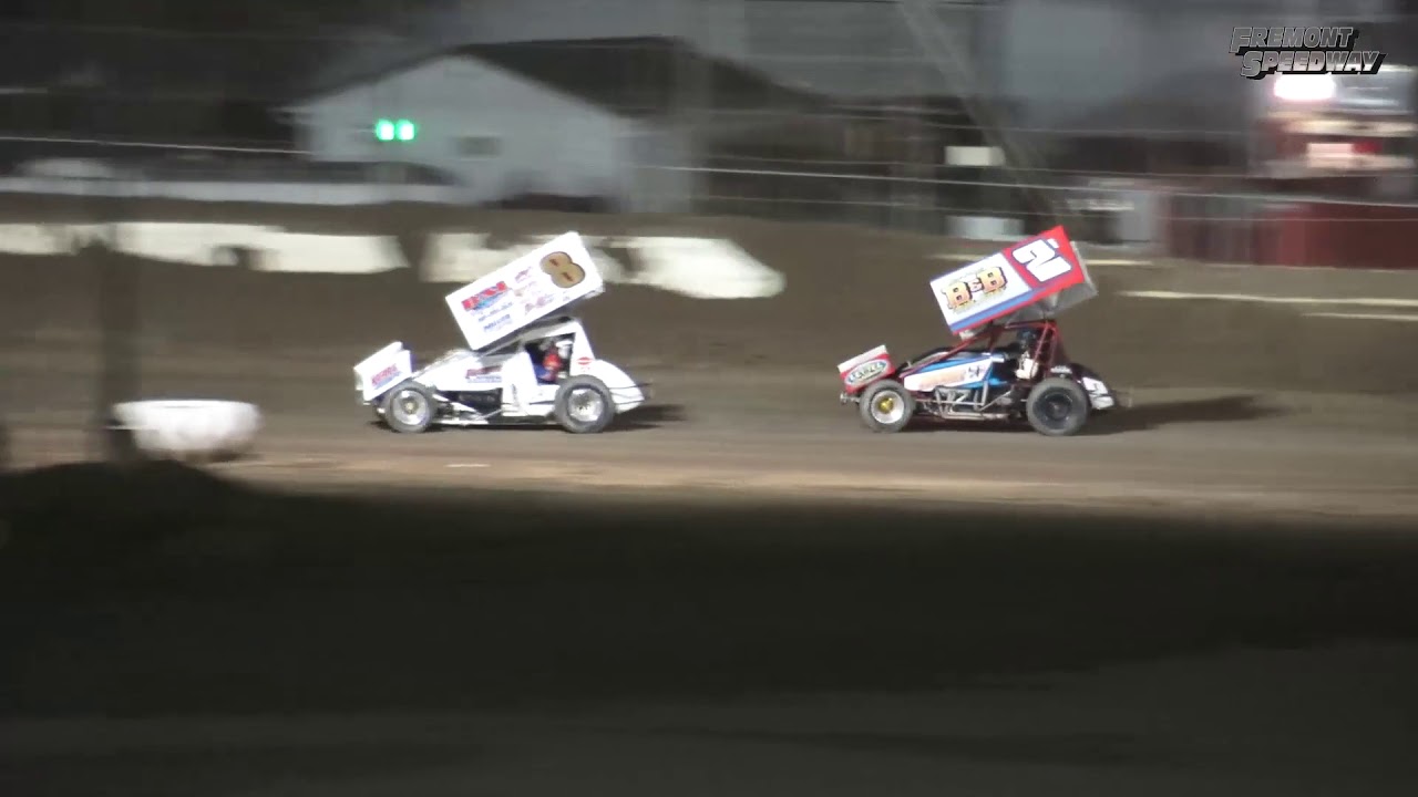 Fremont Speedway 305 Sprint Car Feature - 9/9/17 - YouTube