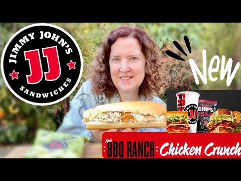 Mukbang | Jimmy John's | NEW BBQ Ranch Chicken Sandwich & Pickle Chips ...