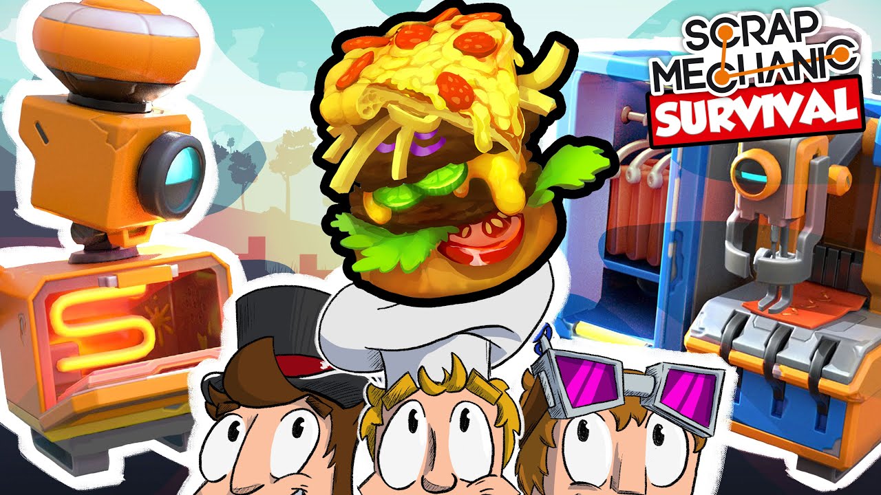 Cook-bot a Dress-bot 05 - SCRAP MECHANIK SURVIVAL s @GEJMR @Jawo - YouTube