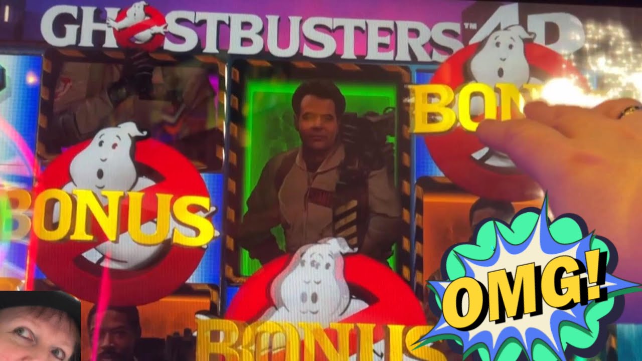 Crossing the Streams with Ghostbusters 4D Slots in Vegas - YouTube