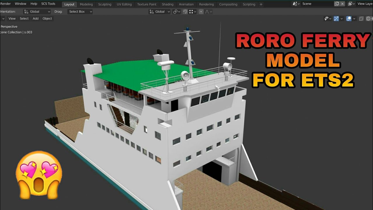 RORO FERRY MODEL ETS2 BY MODFLIX BD - YouTube
