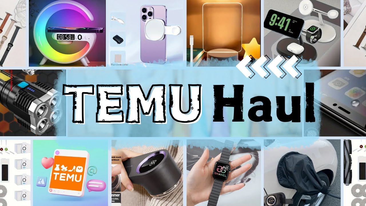 TEMU Haul - Tech haul & review (Are they worth it?) - YouTube