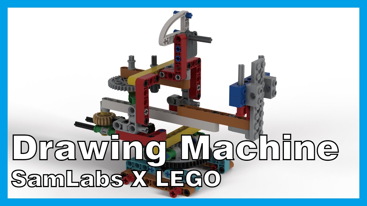 《LEGO Drawing Machine》- SamLabs X LEGO 9797 | Xiao Pang - YouTube