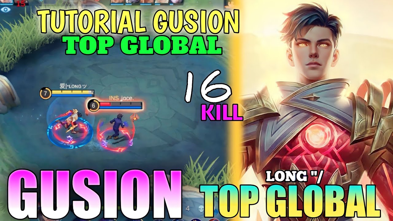Tutorial Gusion Global / Best Build Gusion 2023 / Top 1 Global By LONG ...
