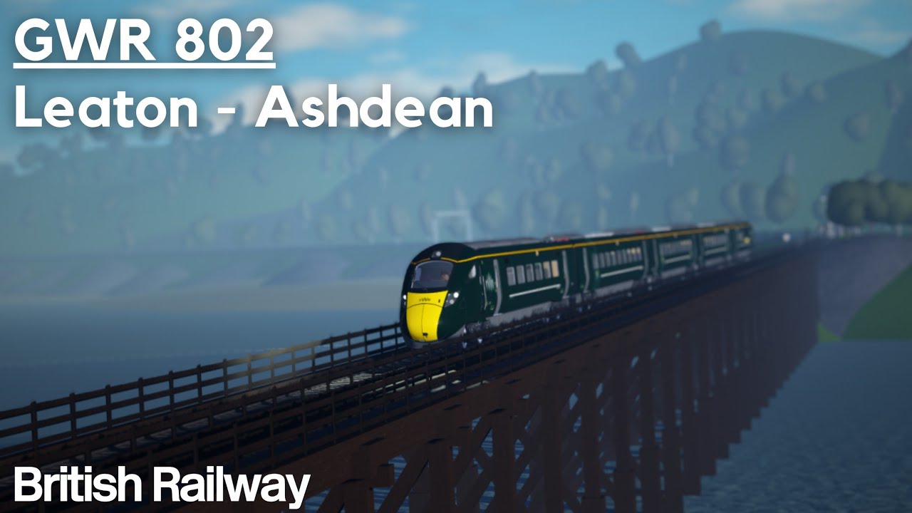 Bi-mode action | Class 802 | Leaton - Ashdean | Roblox British Railway ...
