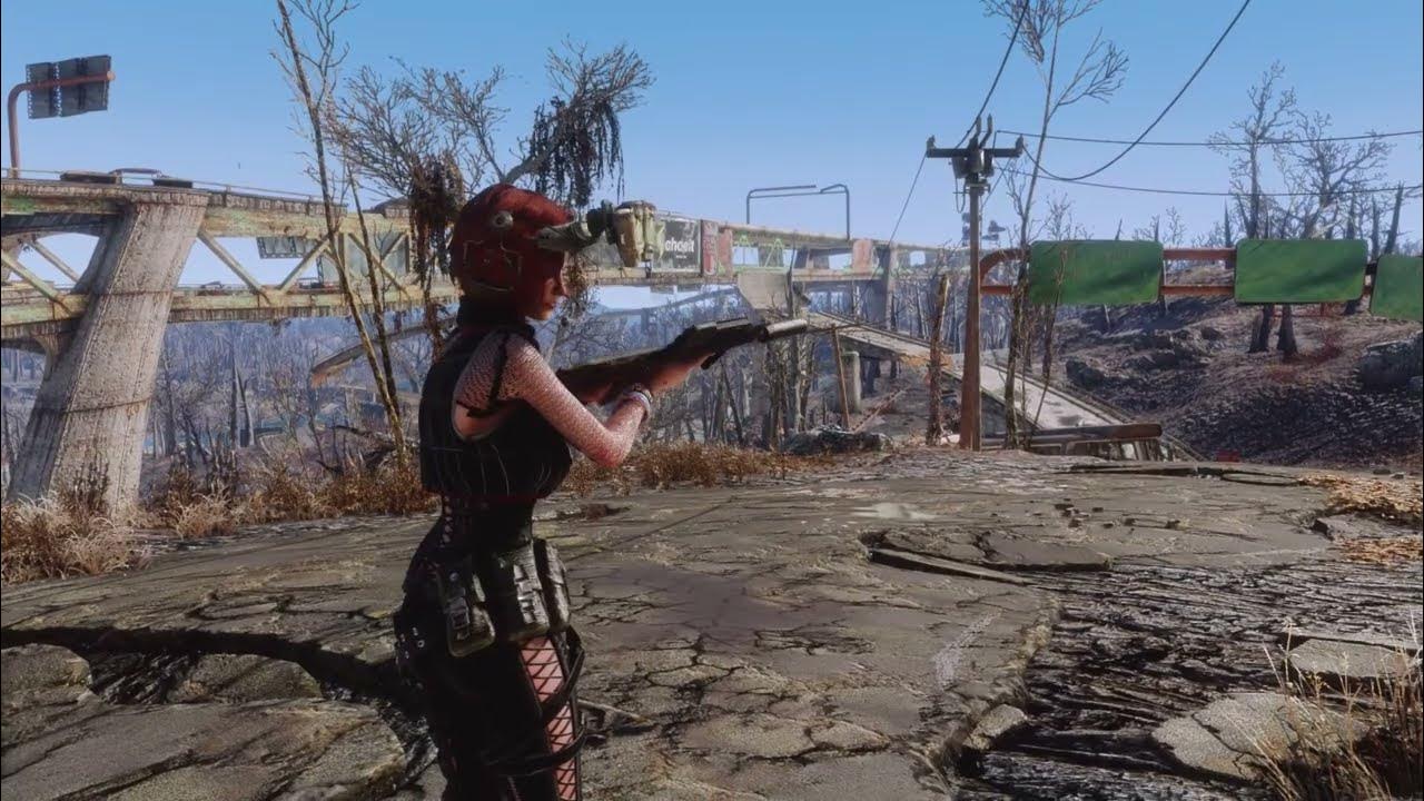 Fallout 4 Paratrooper Rifle Bullpup R91 Mod - YouTube