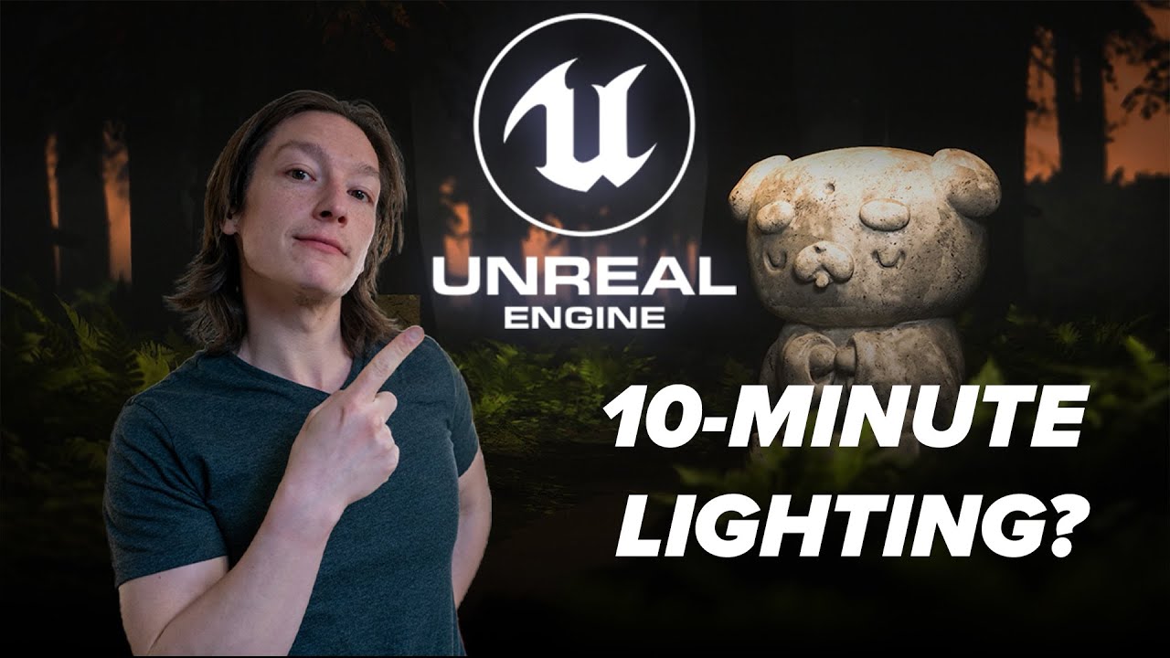 10-Minute Lighting in Unreal Engine 5 - Lighting a Nature Scene - YouTube