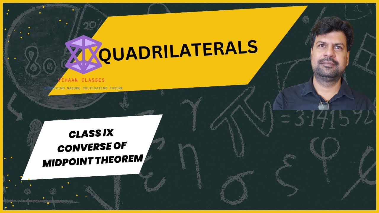 converse of mid point theorem explained in detail - YouTube