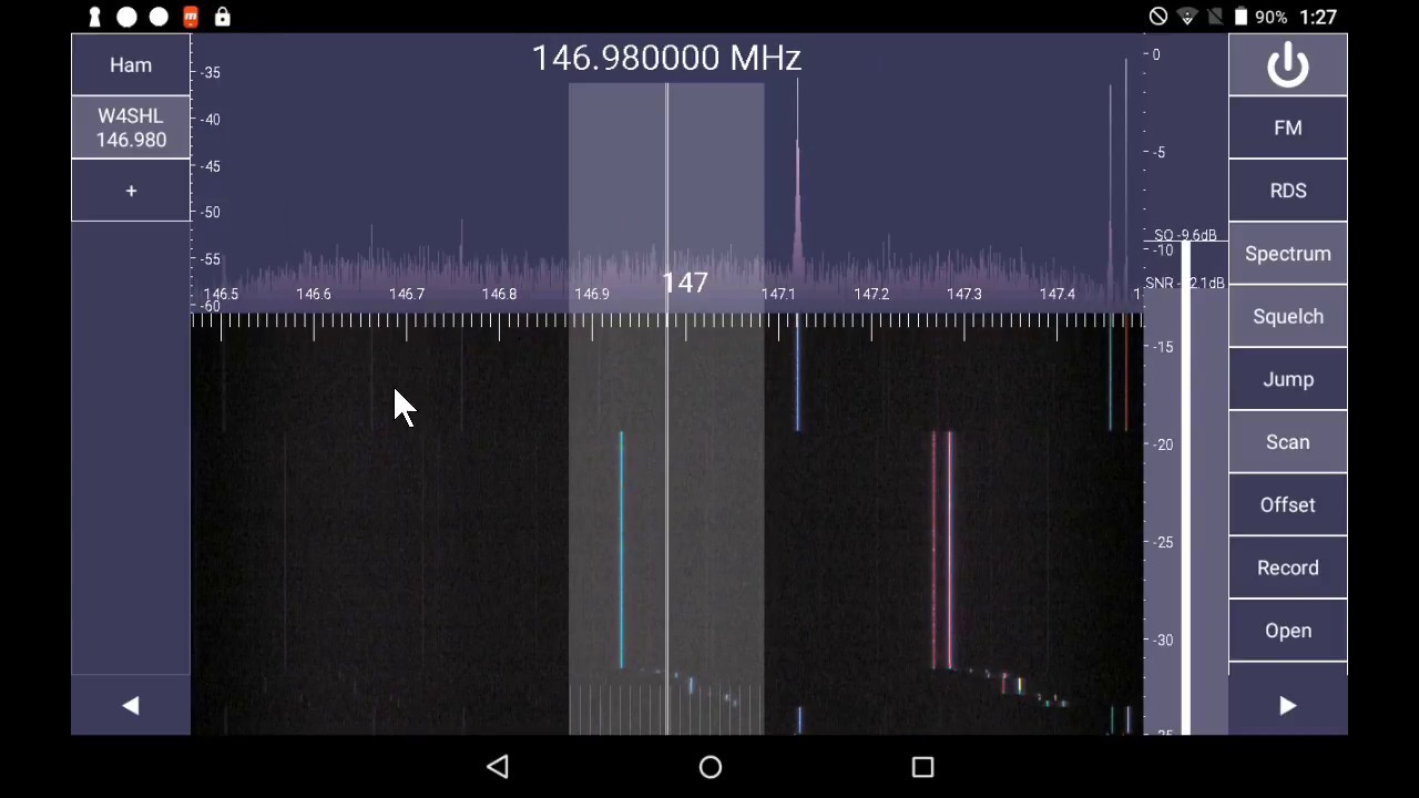 Using the RTL-SDR dongle with SDRTouch for Android - YouTube