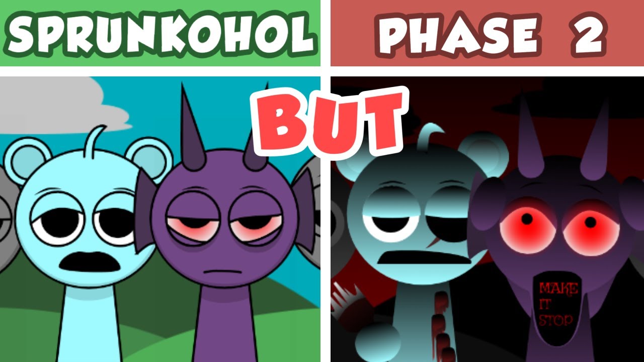 Incredibox Sprunki Sprunkohol VS Sprunkohol Phase 2 All Characters (New ...