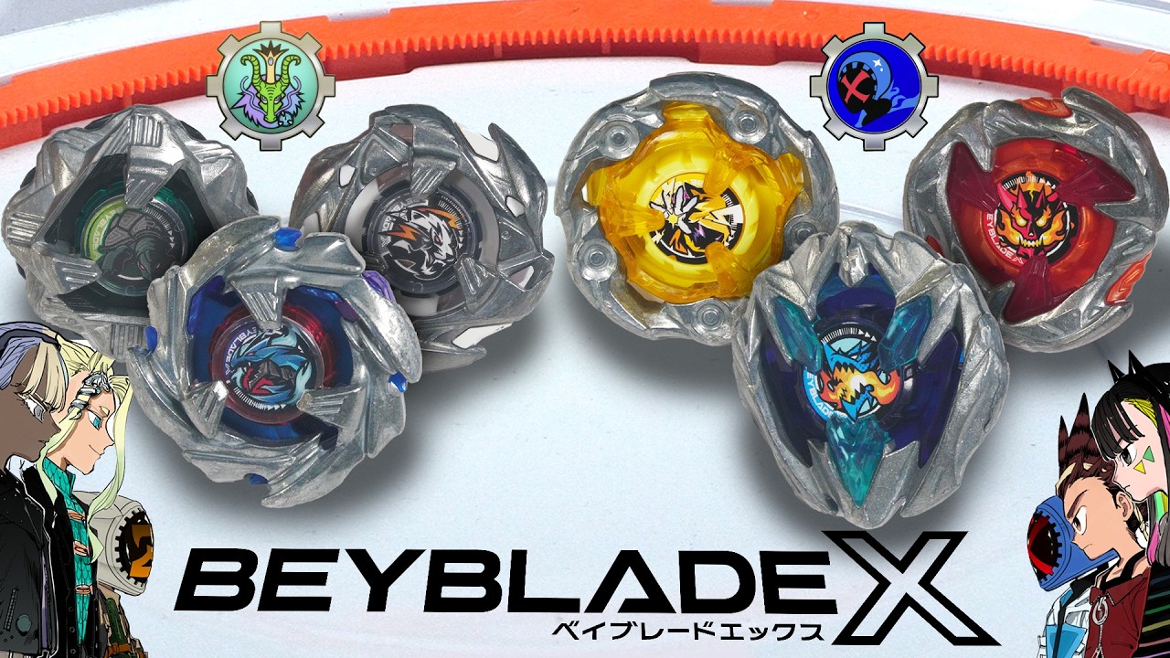 Team Persona VS Team Pendragon Beyblade X Epic Battle - YouTube