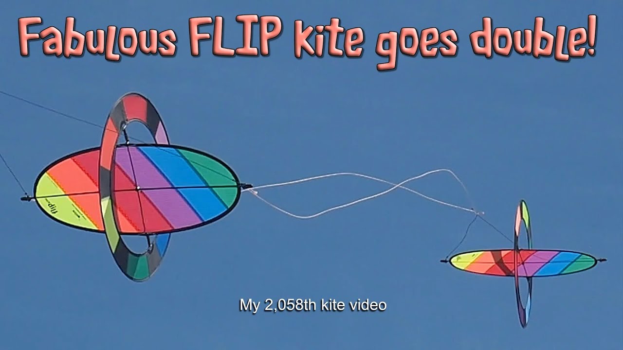 Fabulous Flip kite goes double - YouTube