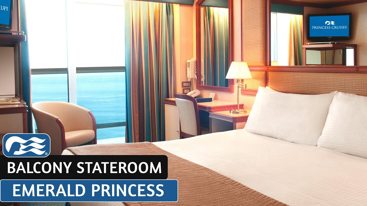 Emerald Princess | Balcony Stateroom | Full Walkthrough Tour & Review | 4K - YouTube