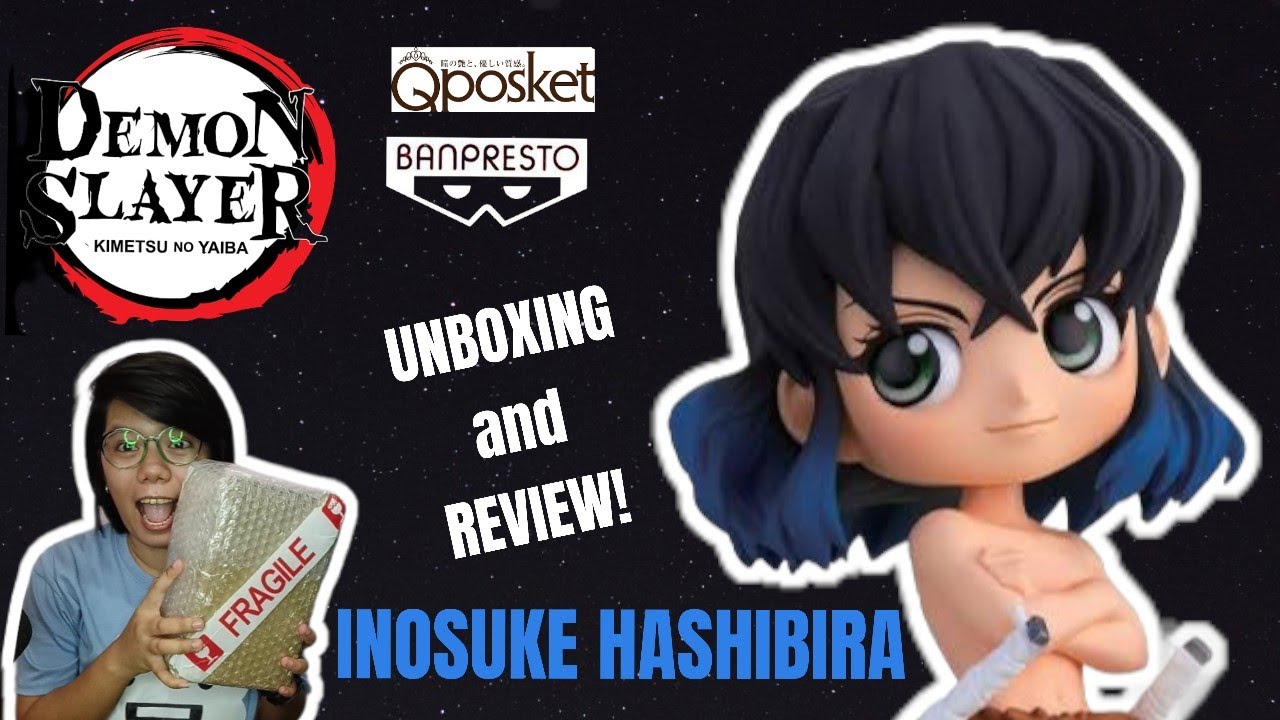 Unboxing Demon Slayer Inosuke Hashibira Unmasked QPOSKET | Kimetsu no ...