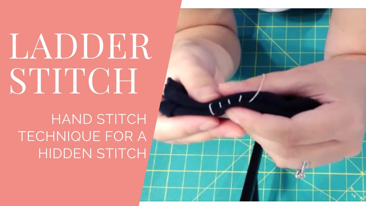 Beginner Sewing- Hand stitch Technique- Ladder Stitch - YouTube