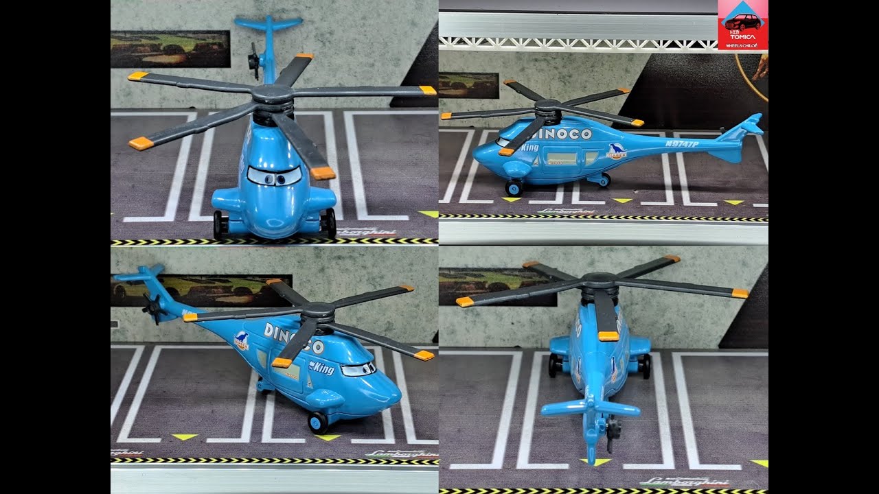 Genérico Cars Pixar - Dinoco Helicopter - YouTube