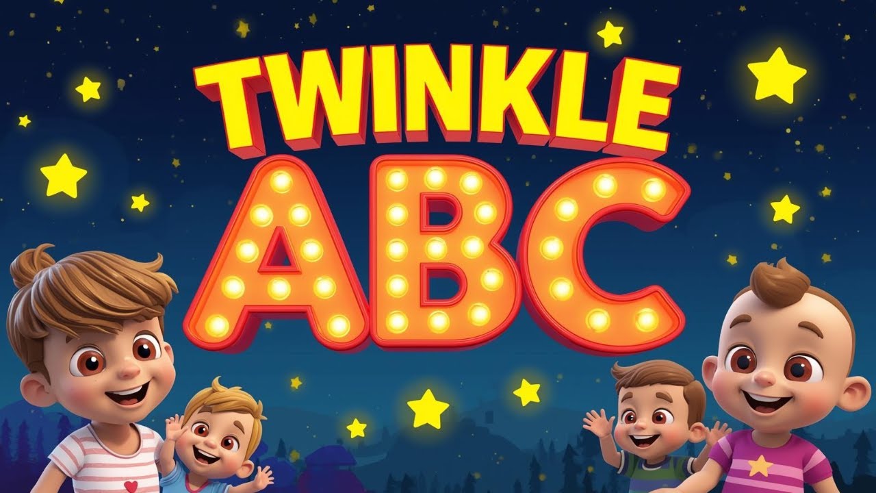 ABC Alphabet Song A to Z 🌈 | Learn Letters with Twinkle Twinkle Melody ...