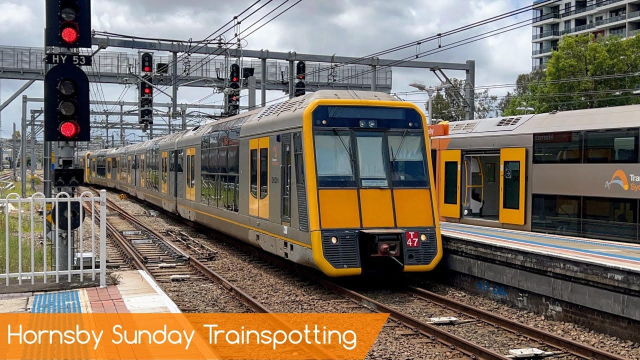 Sydney Trains Vlog 1890: Hornsby Sunday Trains - YouTube