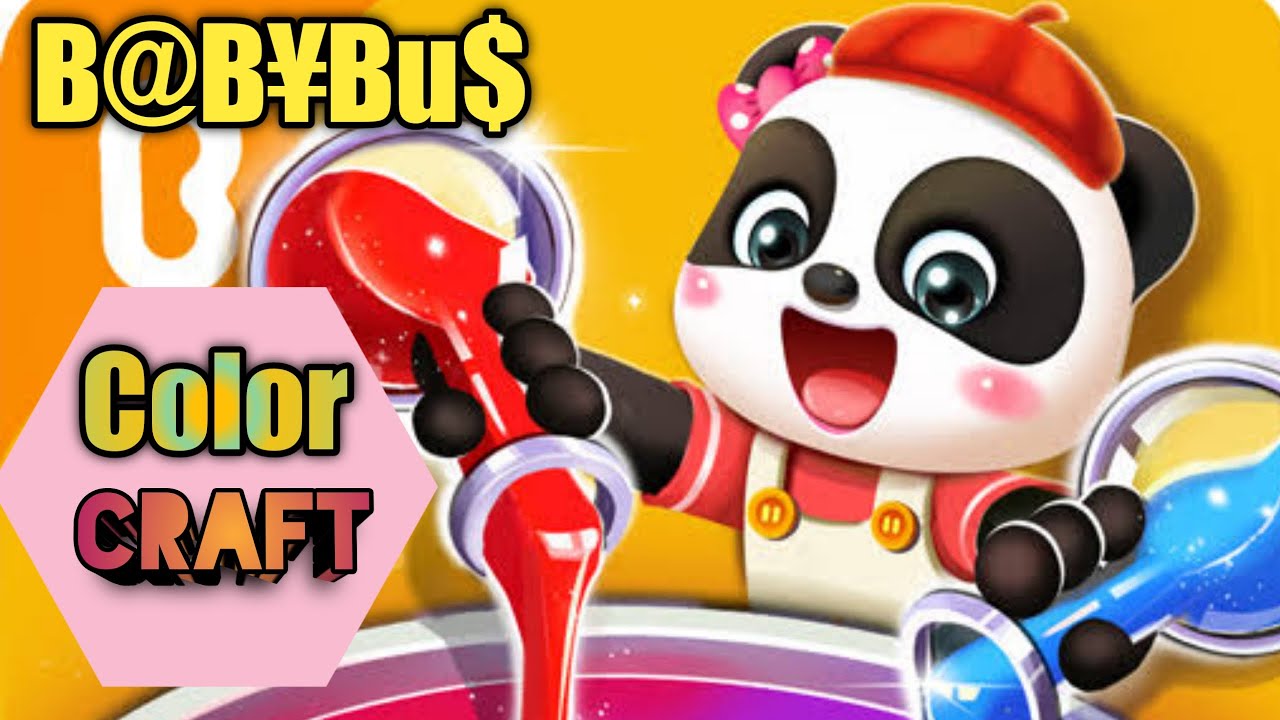 Little Panda's Color Crafts - Learn How to Mix Colors ! | BabyBus Games ...