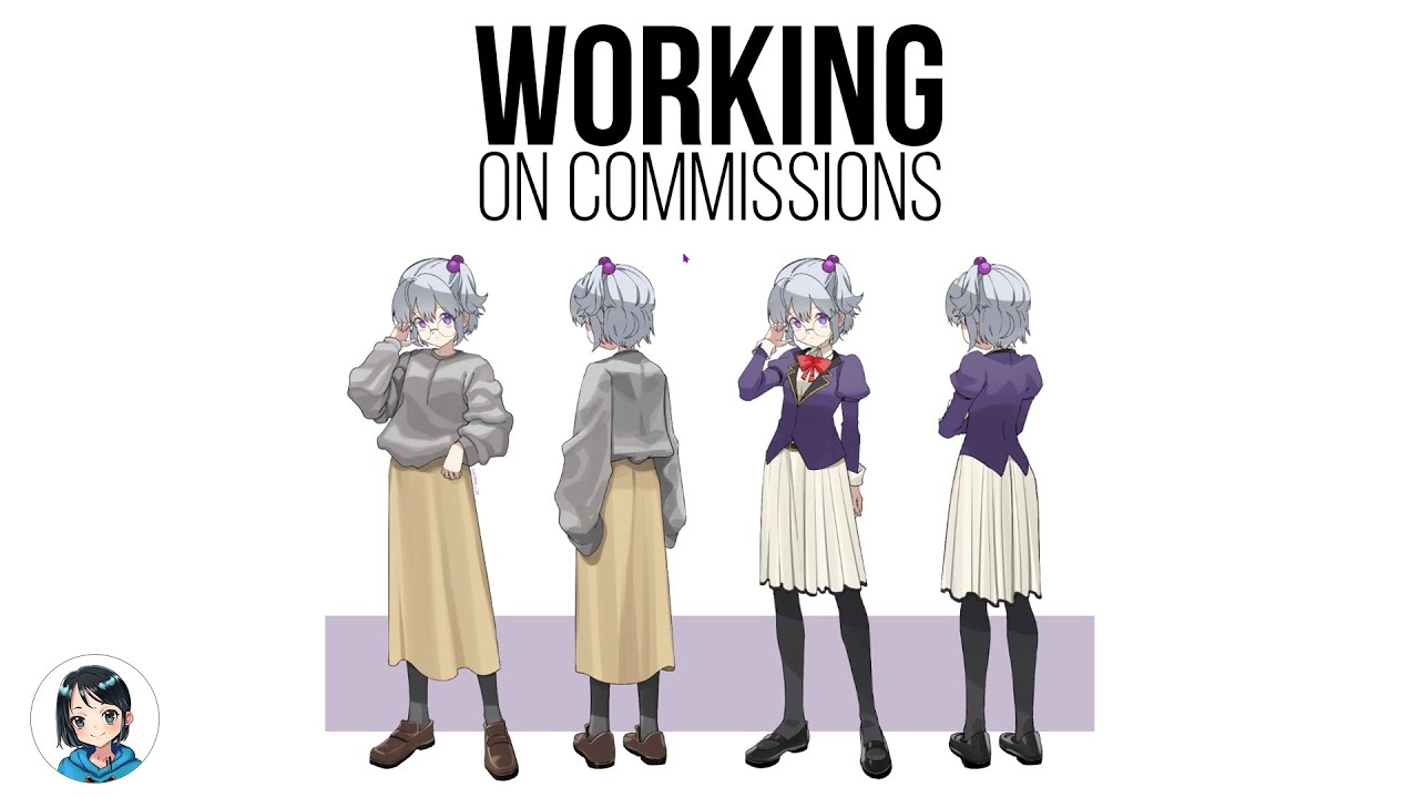 Working on Commissions! - YouTube
