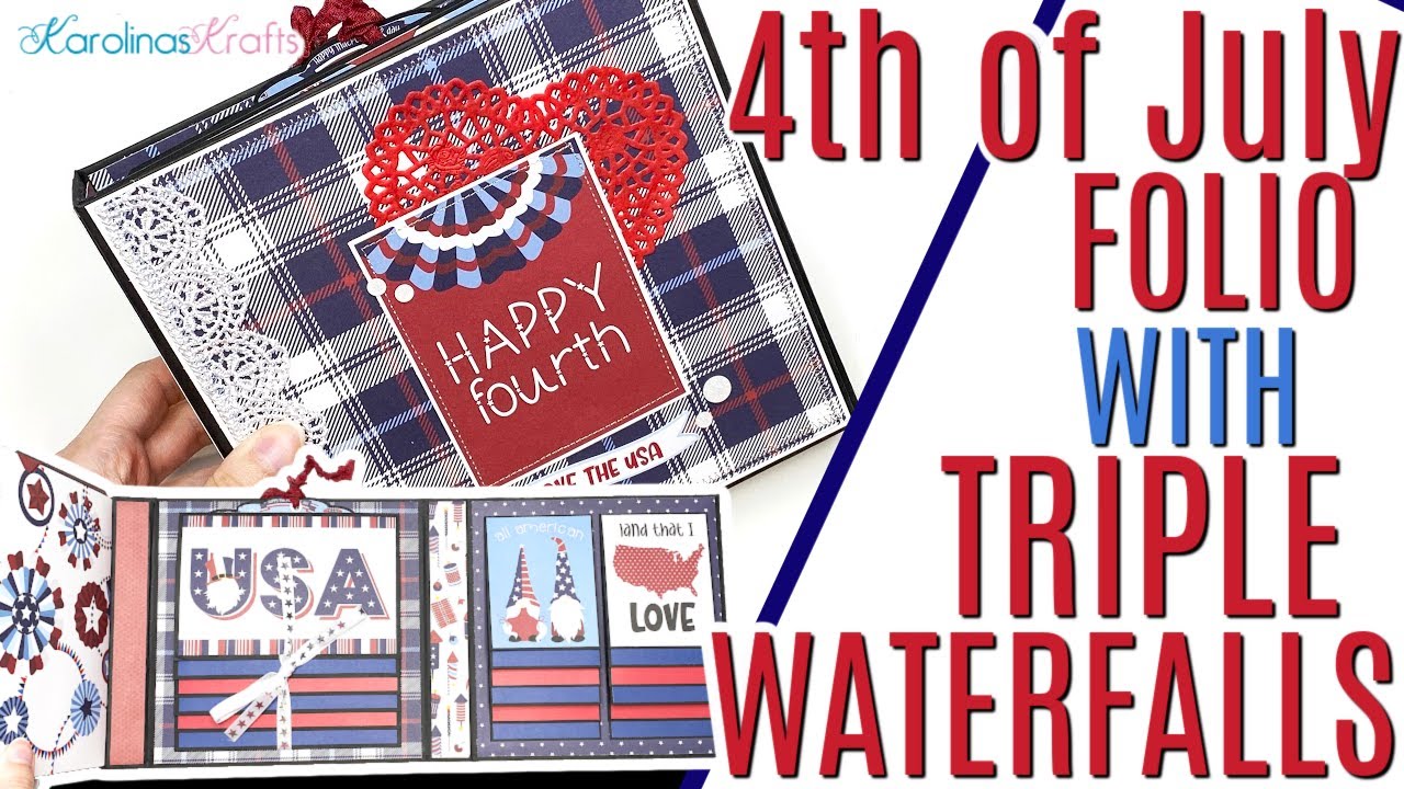 Fourth of July Album using PhotoPlay 4th of July Collection, Trifold ...