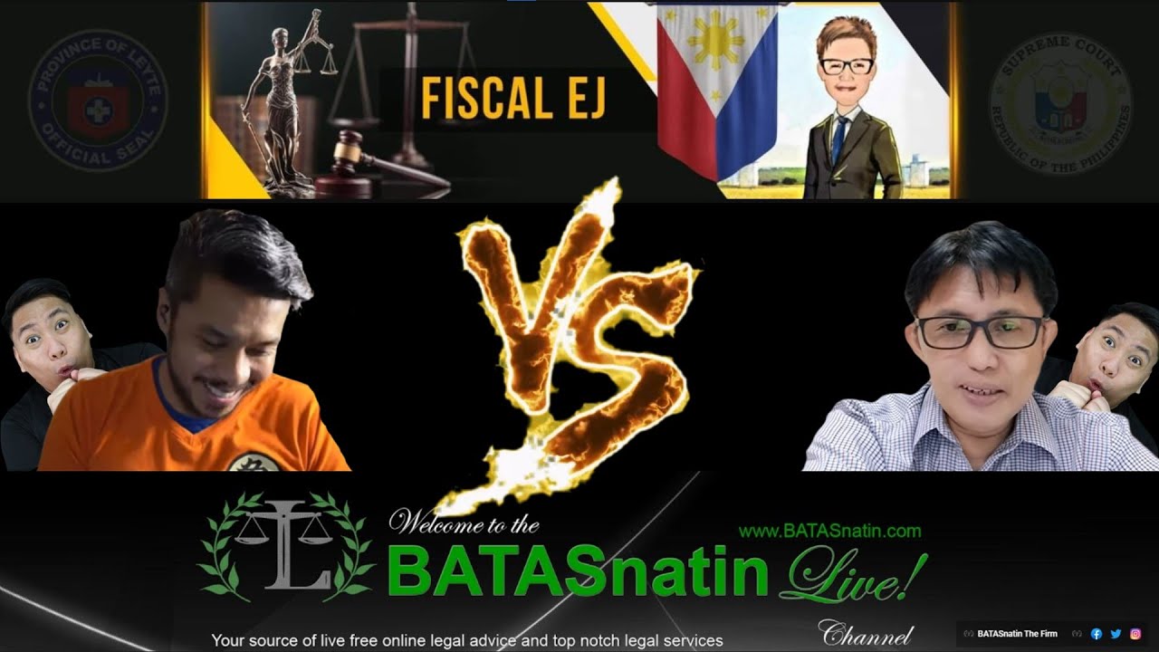 🔴 FISCAL EJ VS ATTY. LIBAYAN (BATASNATIN) - YouTube