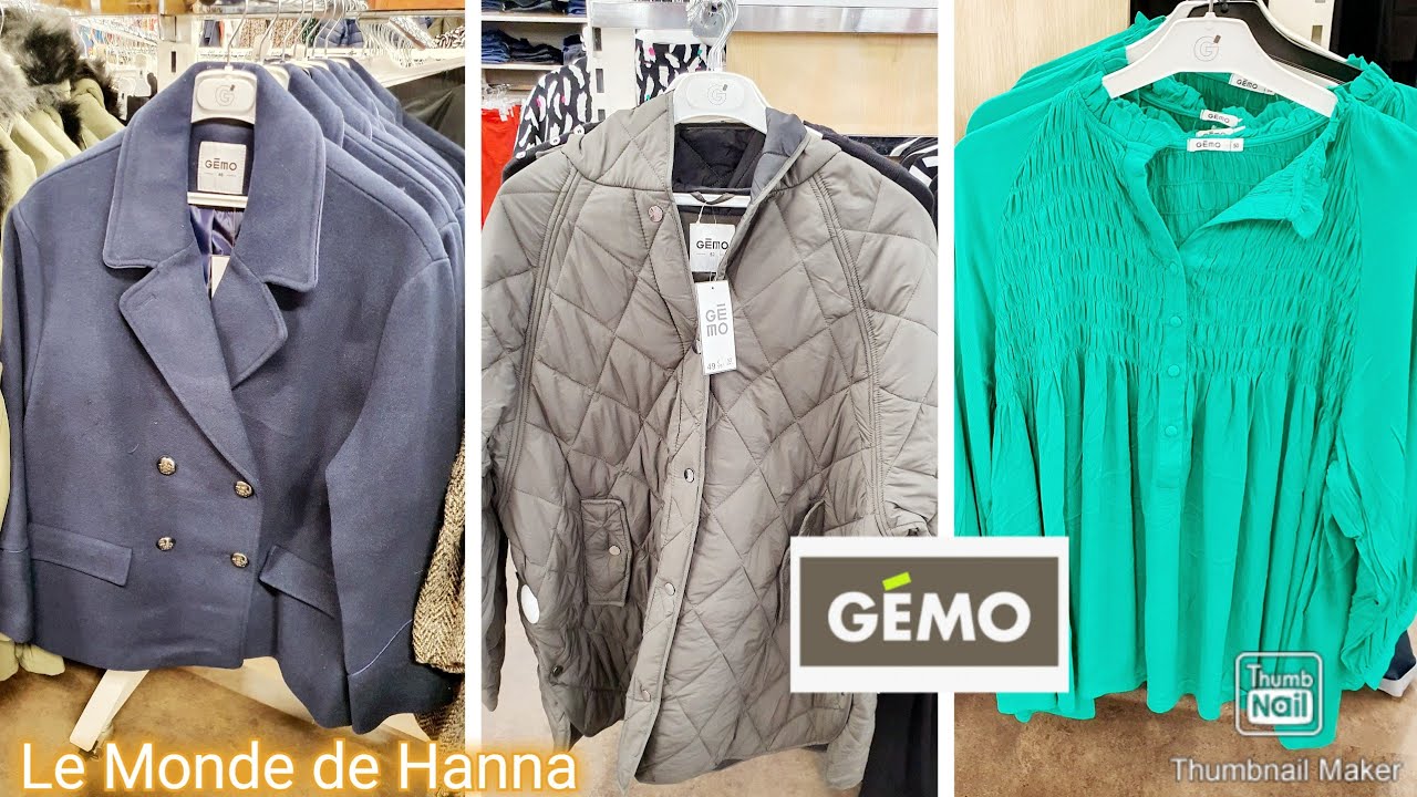 GÉMO ARRIVAGE 09-09 NOUVELLE COLLECTION FEMME GRANDES TAILLES - YouTube