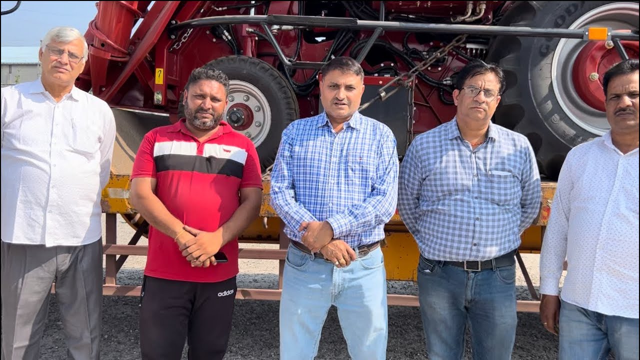 New Sugarcane Harvestor arrived at AB Sugar LTD, Dasuya, Punjab - YouTube