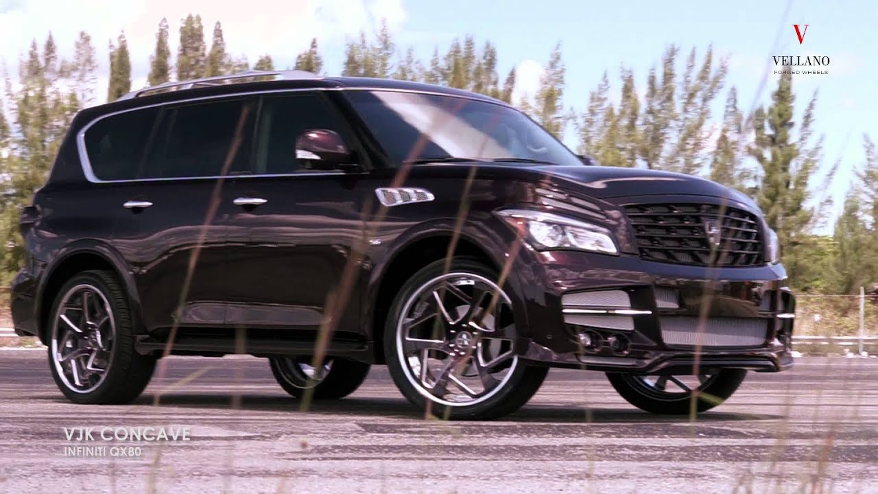 INFINITI QX80 0N VELLANO VJK CONCAVE FORGED RIMS SERIES - YouTube