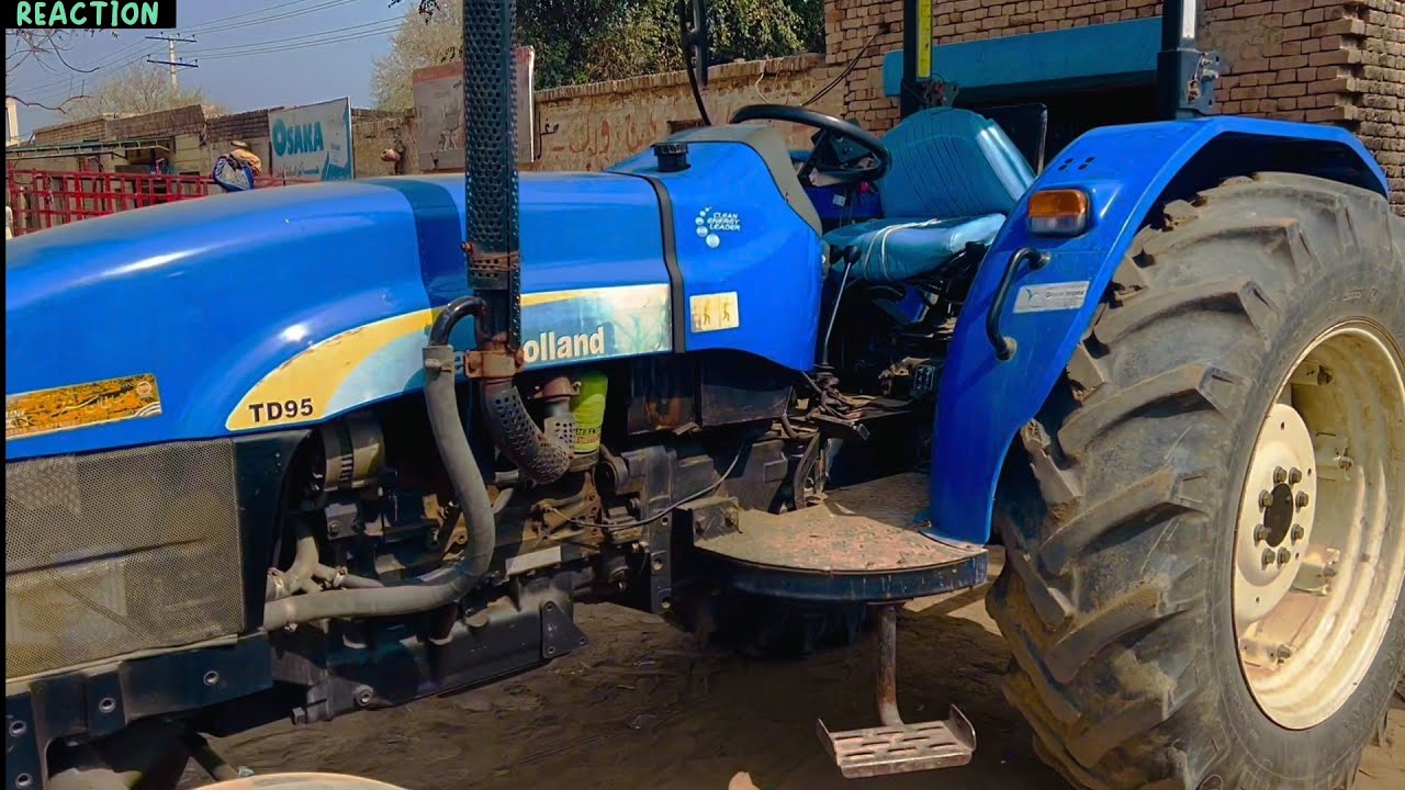 newholland TD95 tractor - YouTube