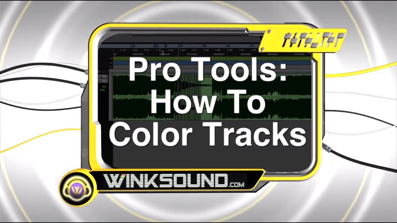 Pro Tools: How To Color Tracks | WinkSound - YouTube