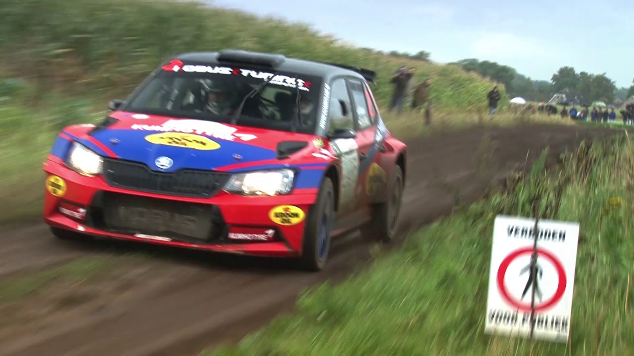 Hellendoorn Rally 2017 - Kobus / de Wild - Skoda Fabia R5 - YouTube