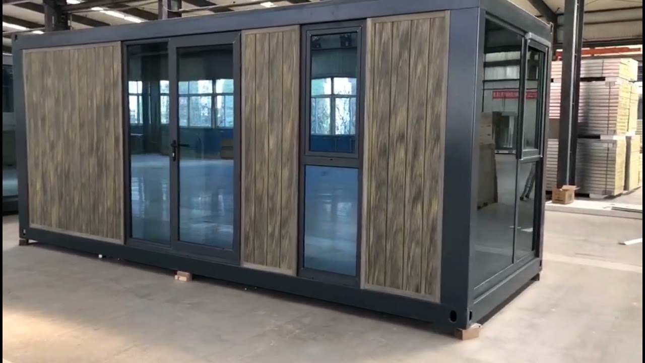 13m2 Room Steel Frame Modular Buildings - YouTube