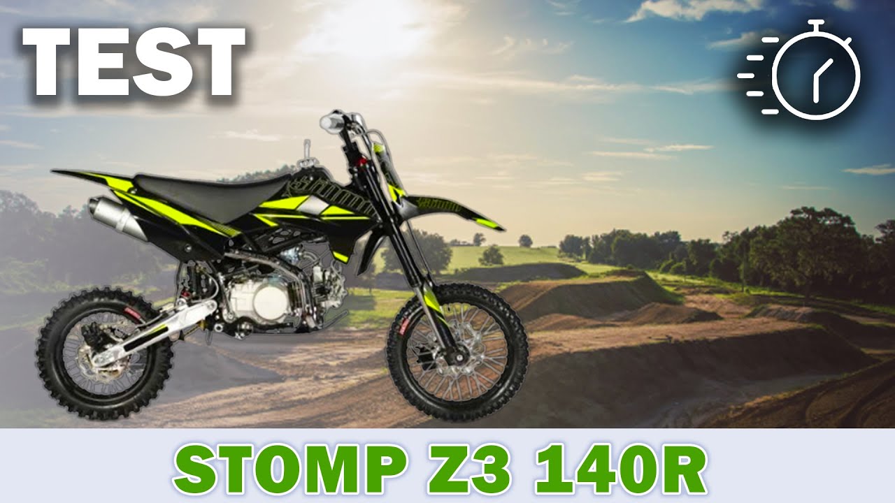 STOMP Z3 140R - Pitbike DUEL - PURE SOUND - YouTube