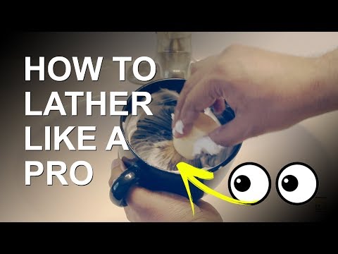 How to Lather a Shaving Soap in a Bowl or Mug - Hard Puck Lathering Tutorial