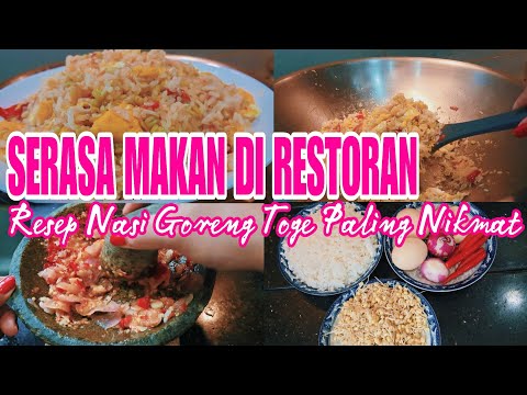 SUWER GAK NYANGKA RASANYA⁉️ Resep Nasi Goreng Toge Sederhana, Pedas Gurihnya Bikin Ngiler