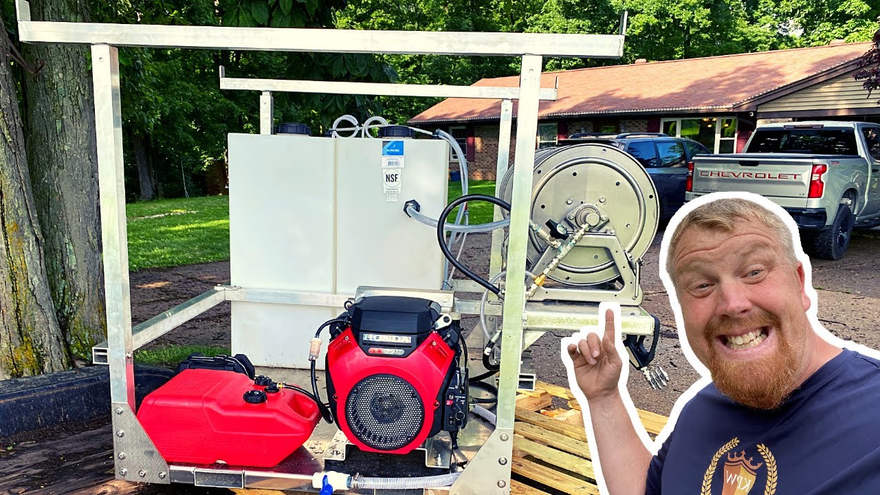 Introducing the NEWEST TRUCK SKID PRESSURE WASHER!!!!! - YouTube