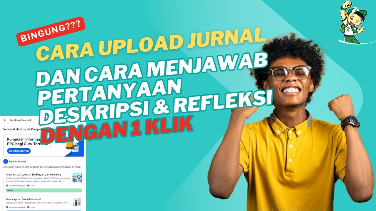 CARA UPLOOD JURNAL DAN MENJAWAB DESKRIPSI DAN REFLEKSI DENGAN 1 KLIK #tutorial #ppg # ...