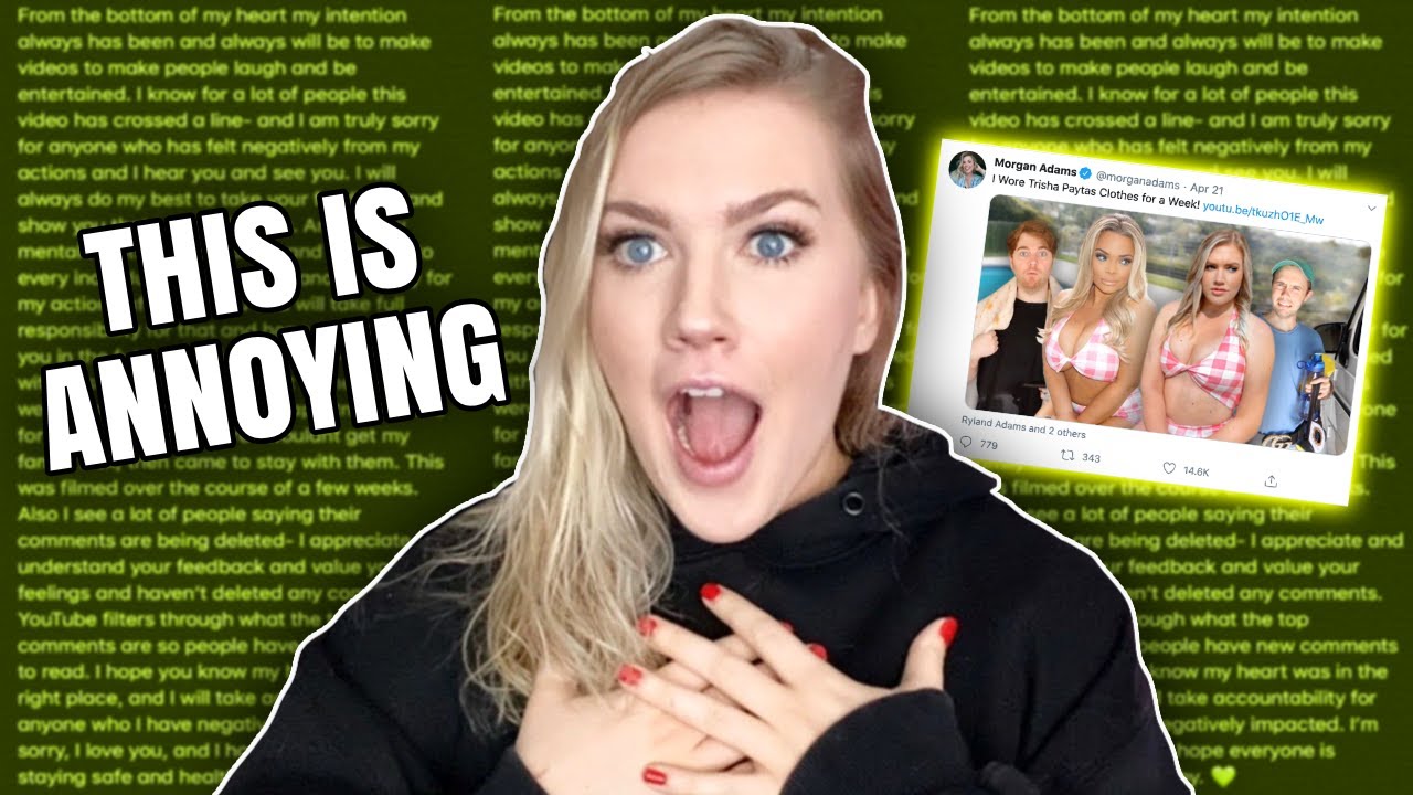 morgan adams just got CANCELED - YouTube