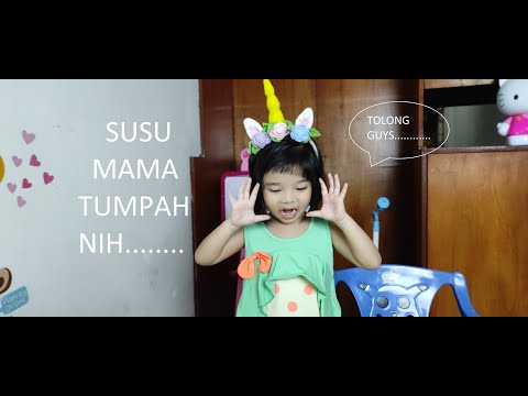 Minum Susu, tapi Tumpah Susu Mama yang Warna Pink | Mama dan Vairo